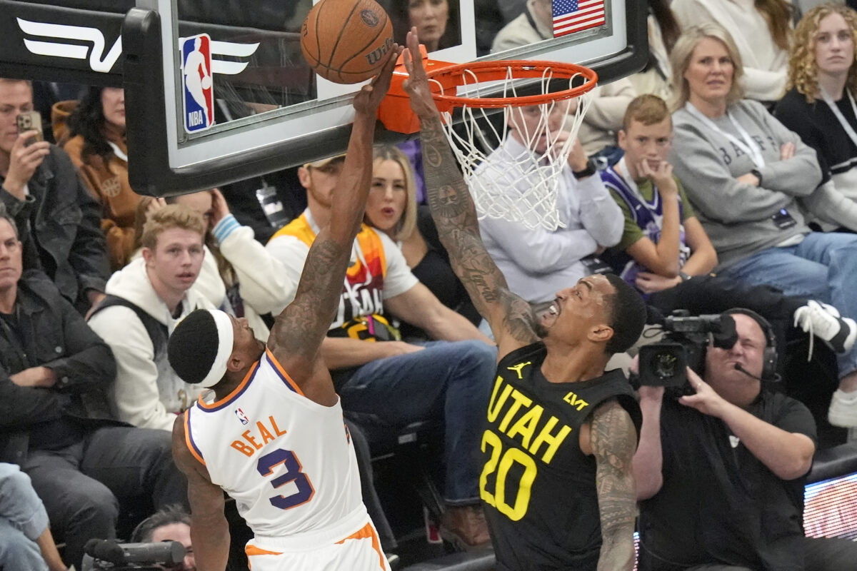 Booker scores 31, leads Suns to 120-112 victory over Jazz in the teams’ NBA Cup opener | News ...